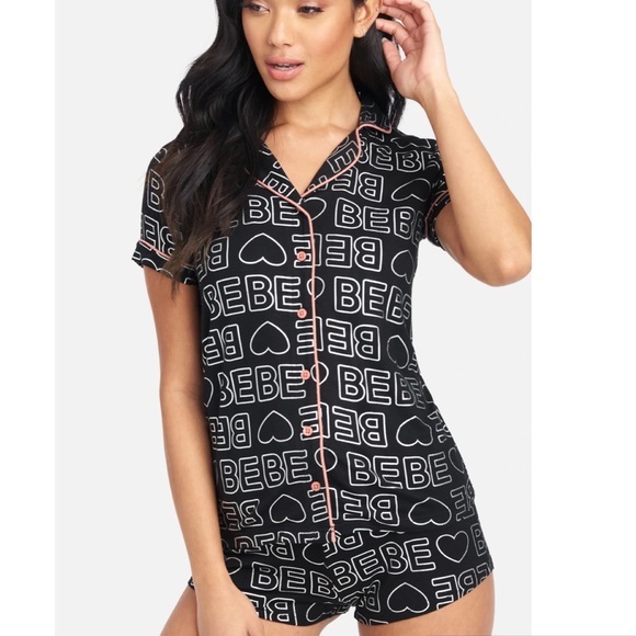 bebe | Intimates & Sleepwear | Nwt Bebe New Logo 2pc Pajama Set | Poshmark
